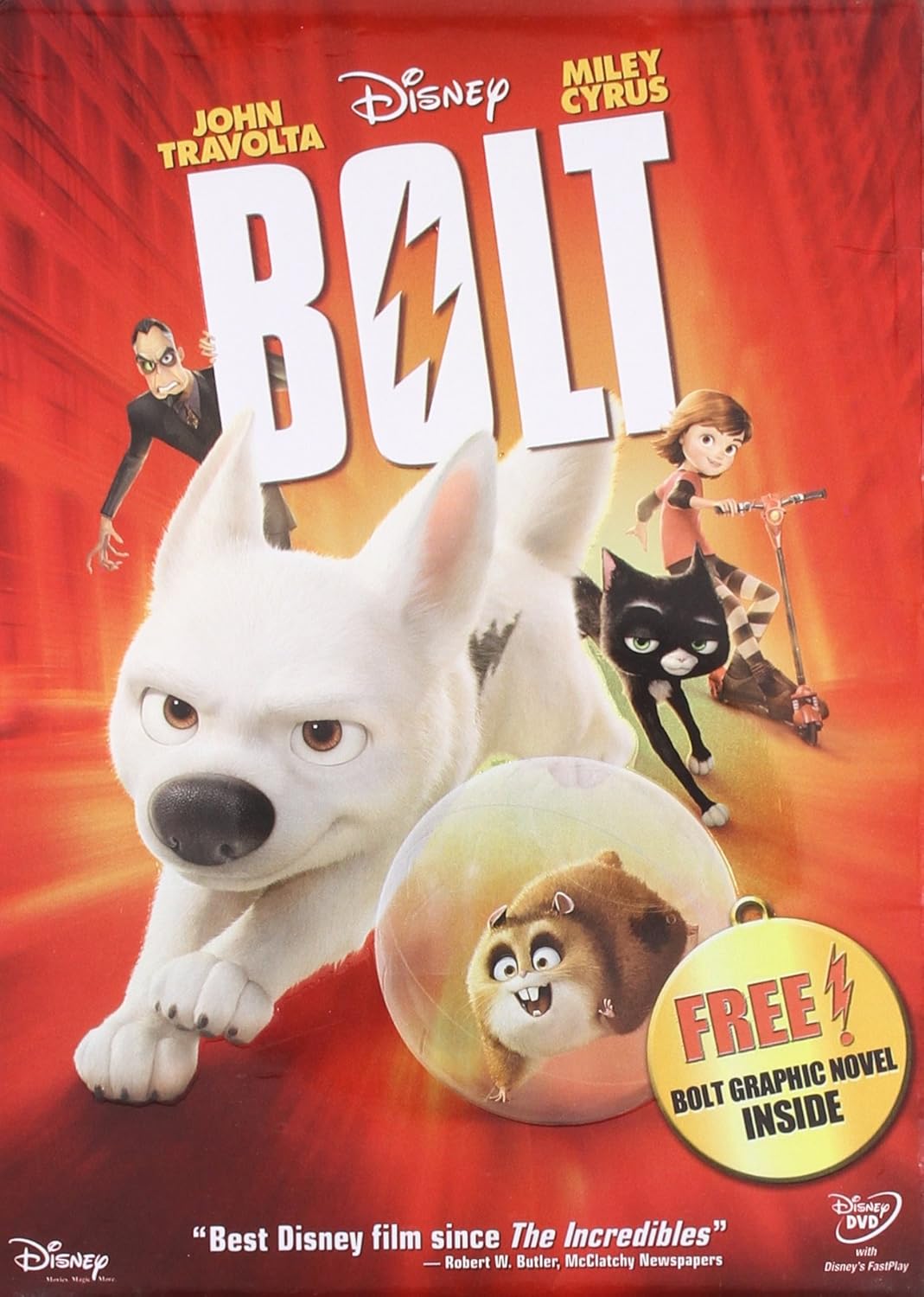 Bolt DVD: Amazon.in: John Travolta, Miley Cyrus, Susie Essman, Byron ...
