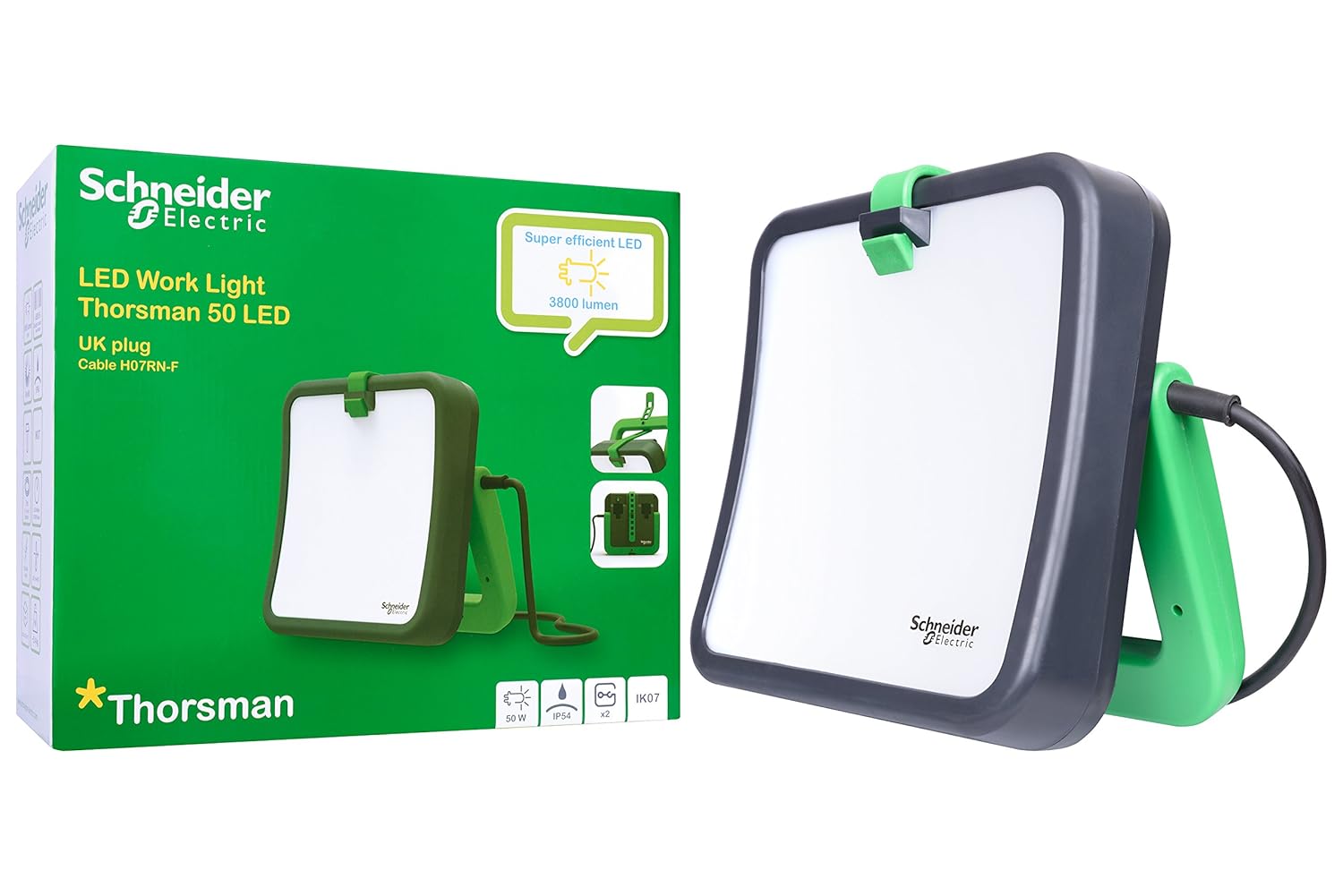 Schneider Electric Thorsman – LED Work Light, Mains Powered Job Site ...