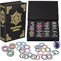 Amazon.com: Upgraded Condition Rings 96 PCS Status Effect Markers in 24 ...