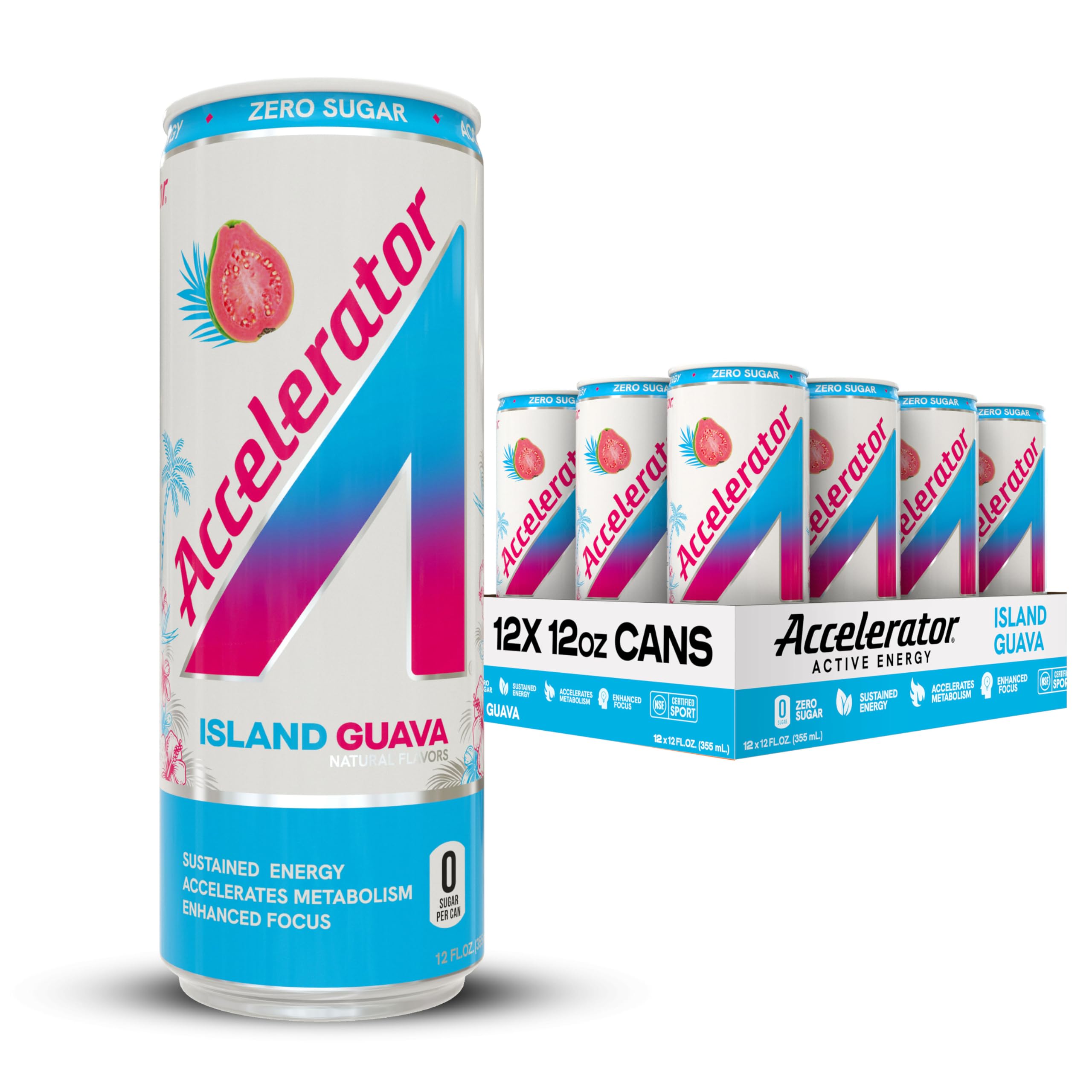 Mua Accelerator Active Energy Drink Sugar Free Zero Carbs, Island Guava ...