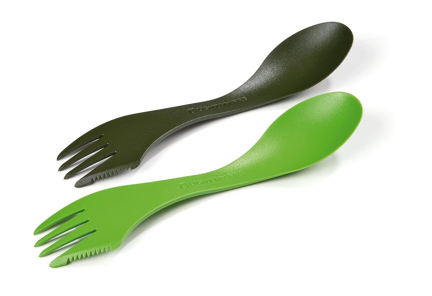 2 Pack of Left Handed Sporks from Light My Fire Green pack: Amazon.co ...