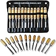 Amazon.com: 12pcs Wood Carving Hand Chisel Tool Carving Tools ...