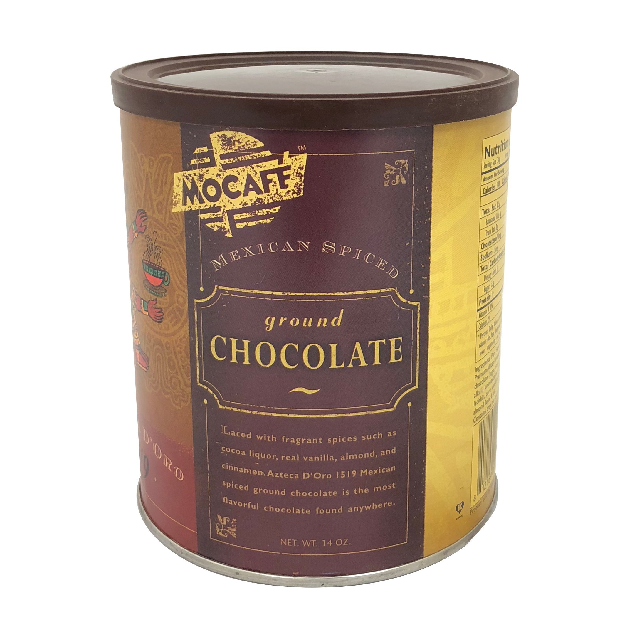 Amazon.com : MOCAFE Azteca D'Oro 1519 Mexican Spiced Ground Chocolate ...