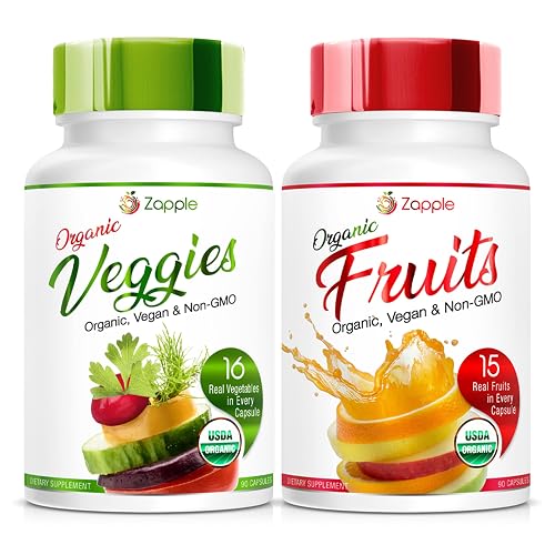 Zapple Organic Fruits and Vegetables Supplements Real Fruits and ...