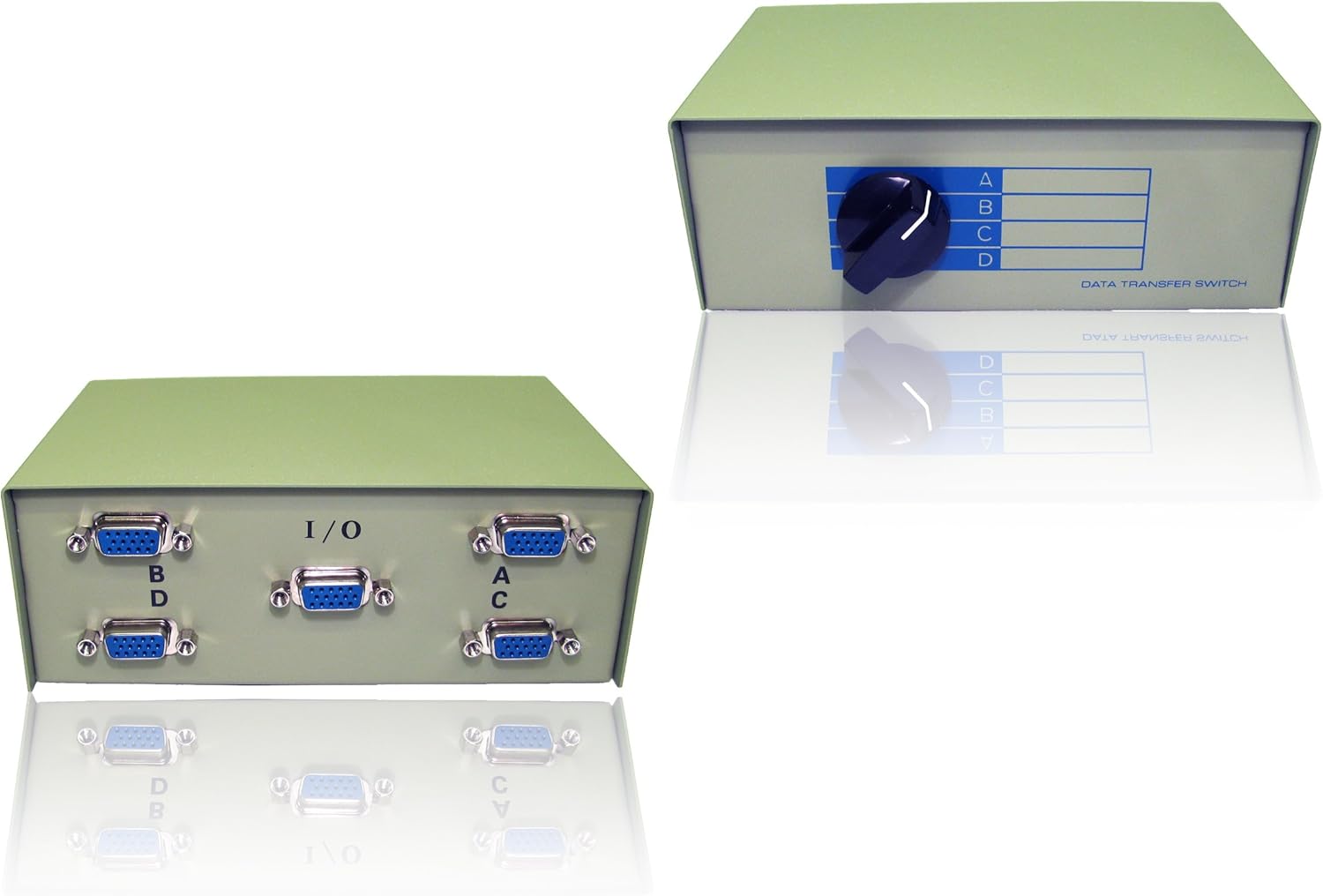 SVGA VGA Switch Box – 4 Way Port for TFT/CRT PC Computer Screen Monitor ...