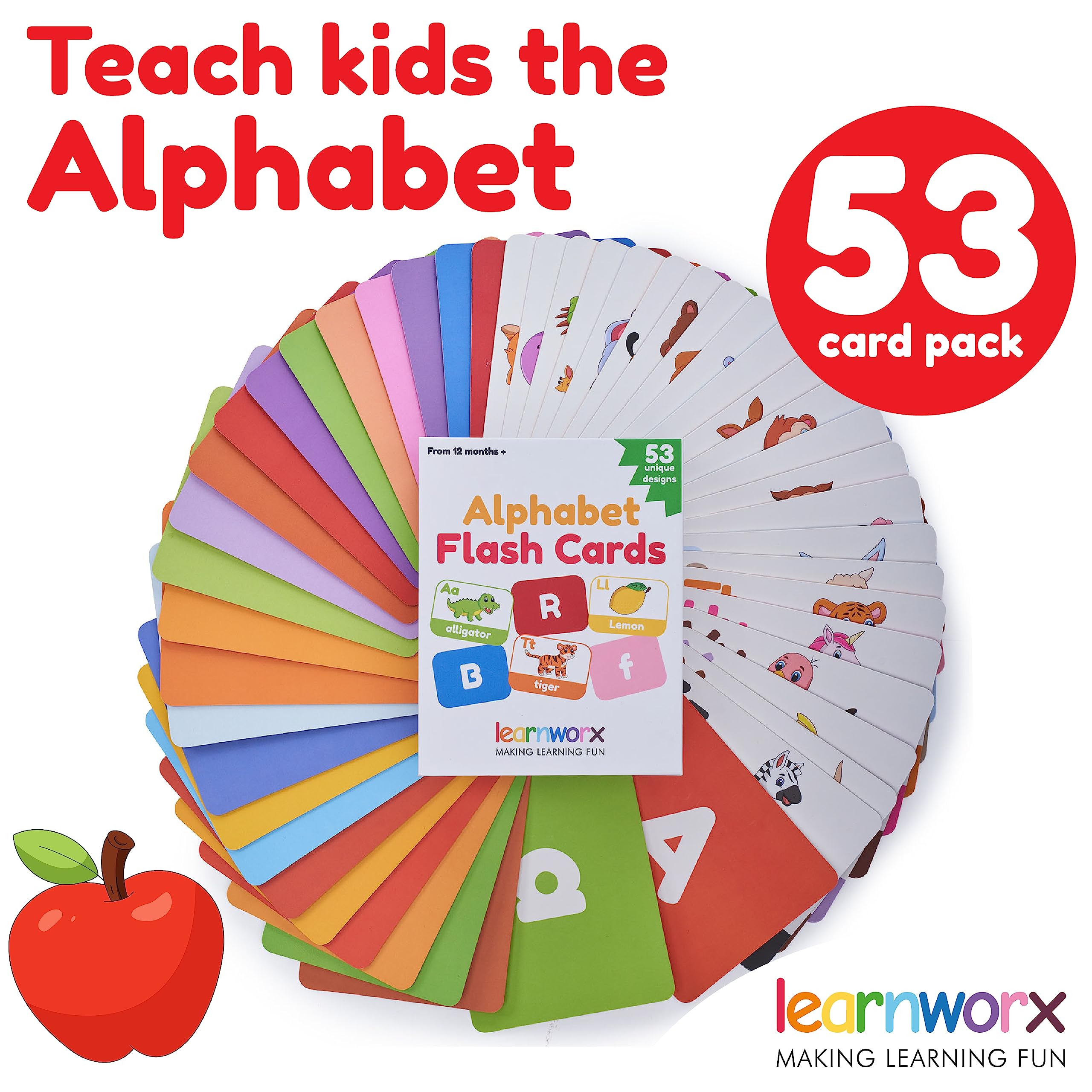 Mua Alphabet Flash Cards for Toddlers | Award-Winning | 52 ABC ...