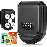 Amazon.com: Magnetic Key Holder with Lock,Magnetic Key Box with ...