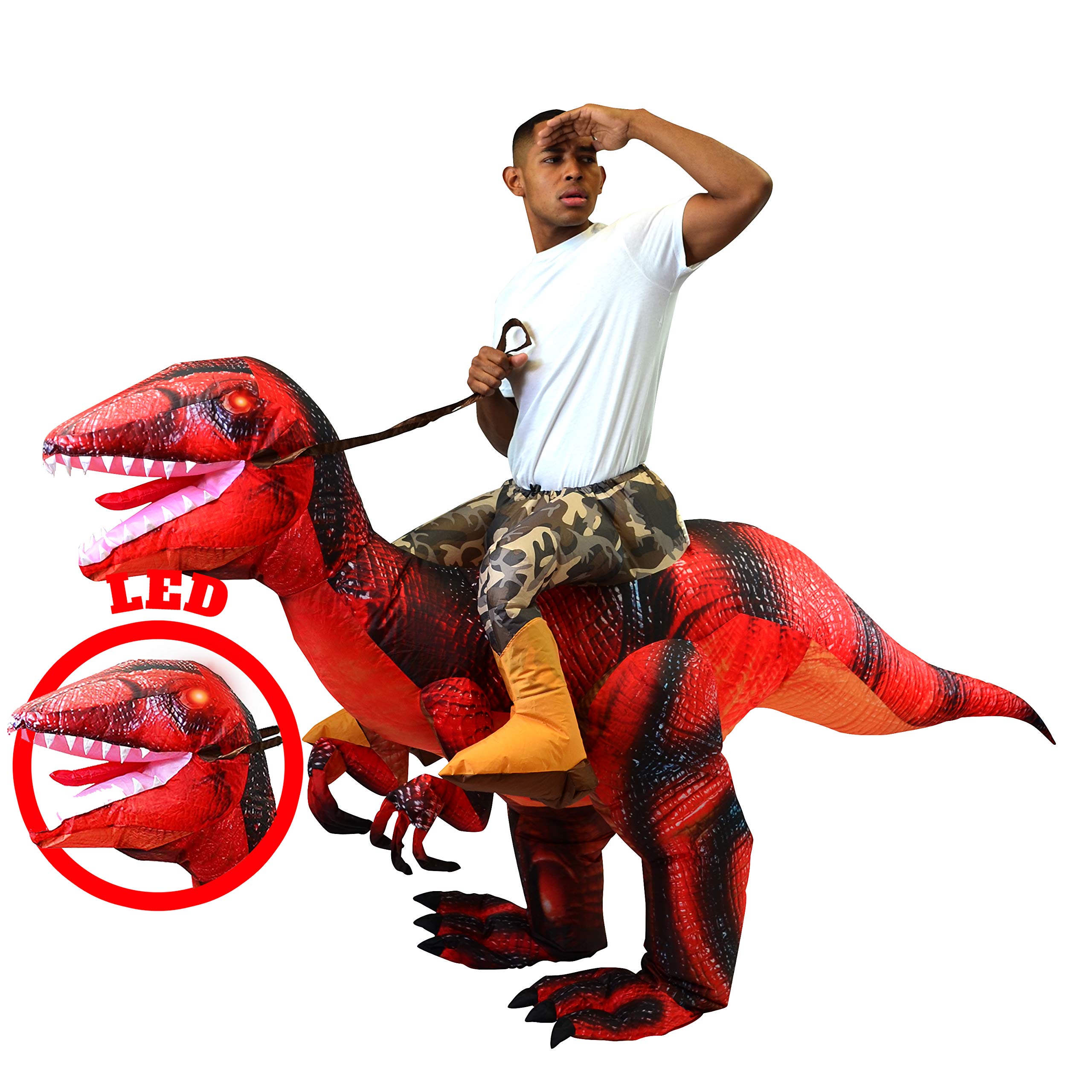 Mua Spooktacular Creations Inflatable Costume Raptor Halloween Riding a ...