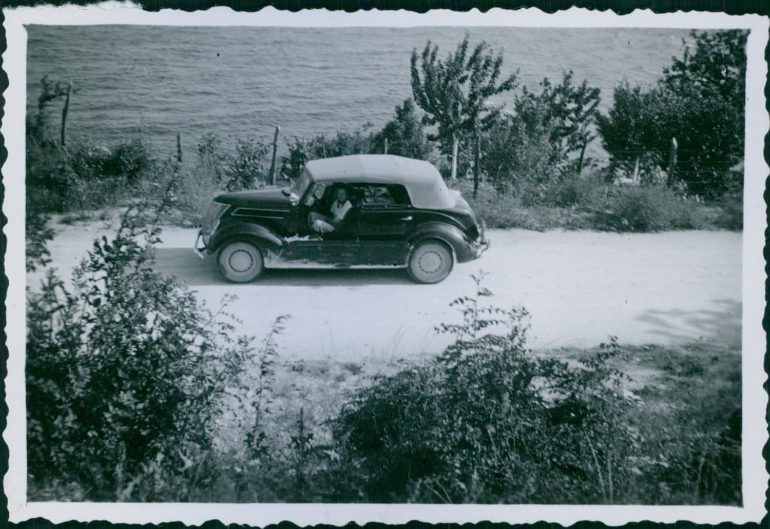 Amazon.com: Vintage photo of Bror von Blixen-Finecke in car, travelling ...