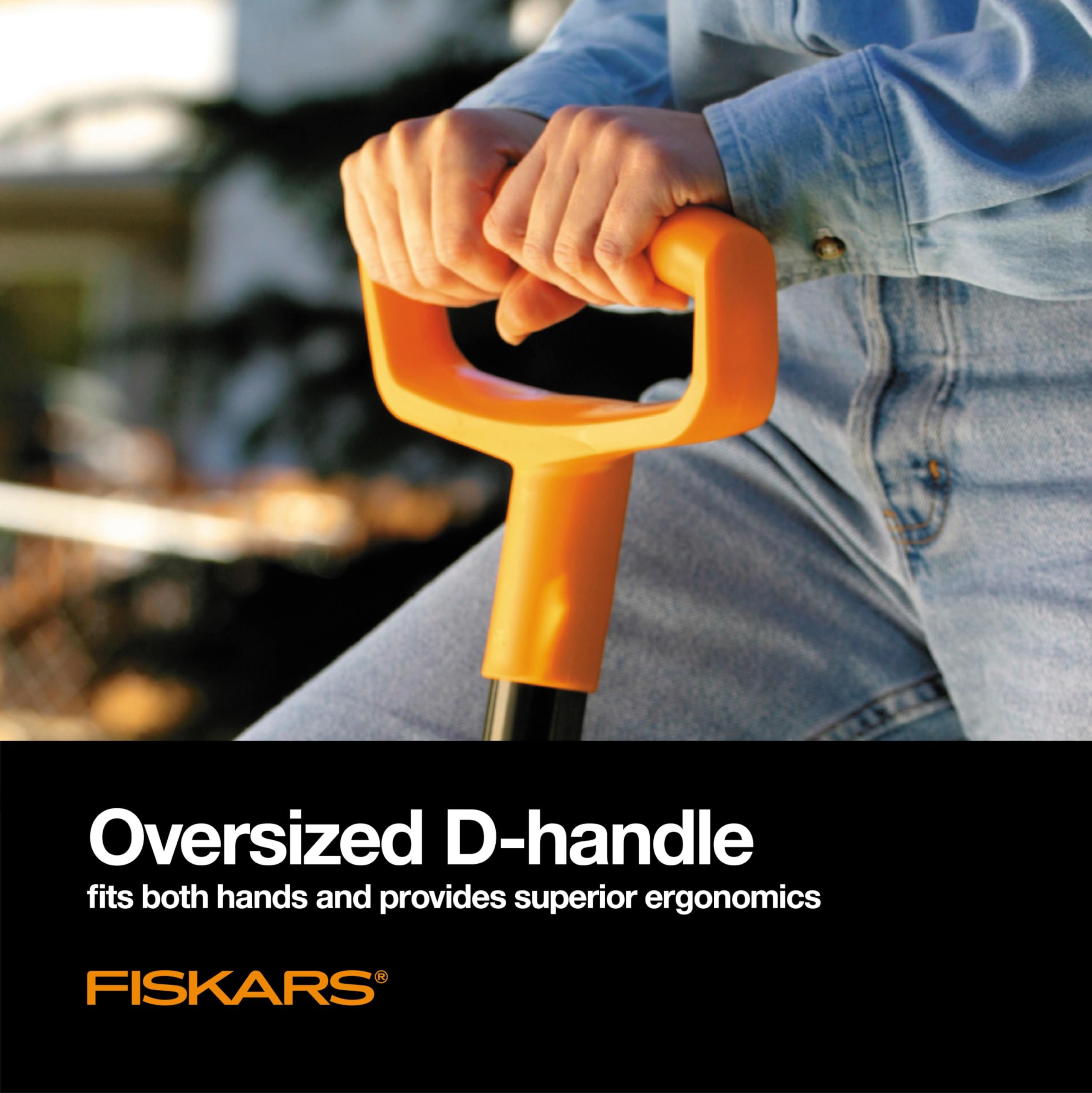 Mua Fiskars 46" Spade Garden Shovel, Steel Flat Spade with Ergonomic D ...