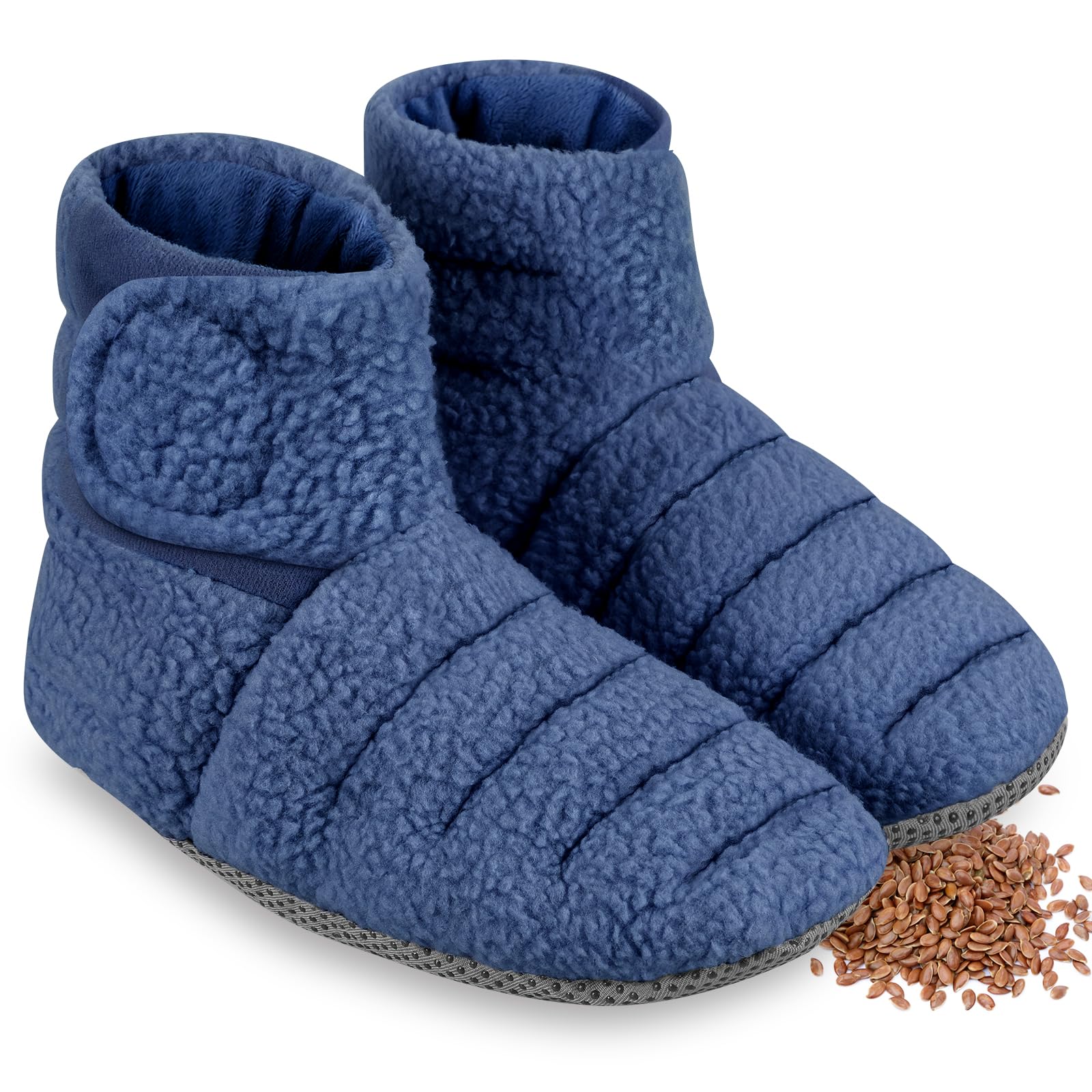 REVIX Microwavable Booties for Cold Feet Moist Heat Therapy, Heated ...