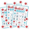 Amazon.com: Cheereveal Nurse Graduation Party Games - Bingo Game with ...