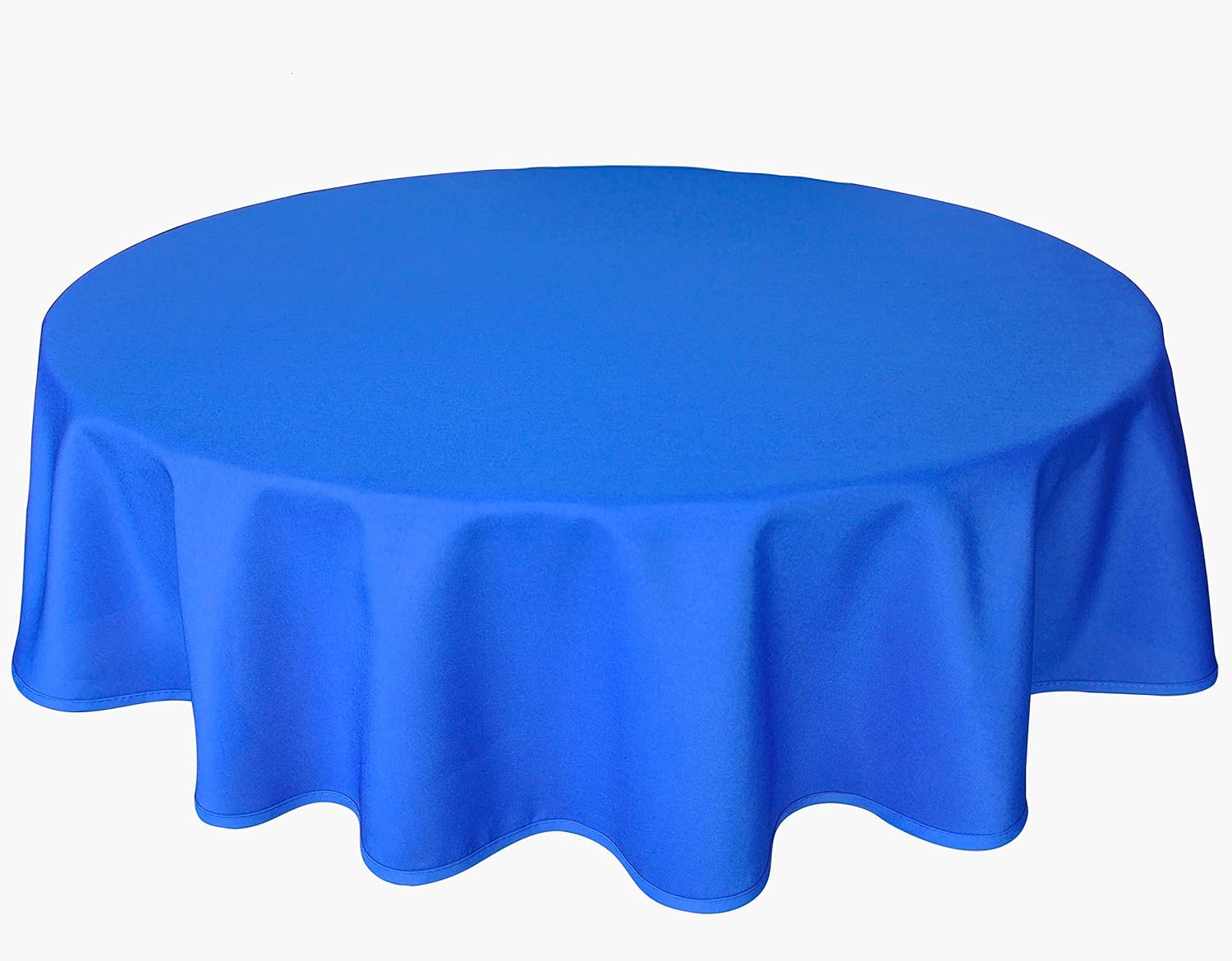 Home Direct Quality Round Fabric Tablecloth Table Cover 180cm 70″ Black ...