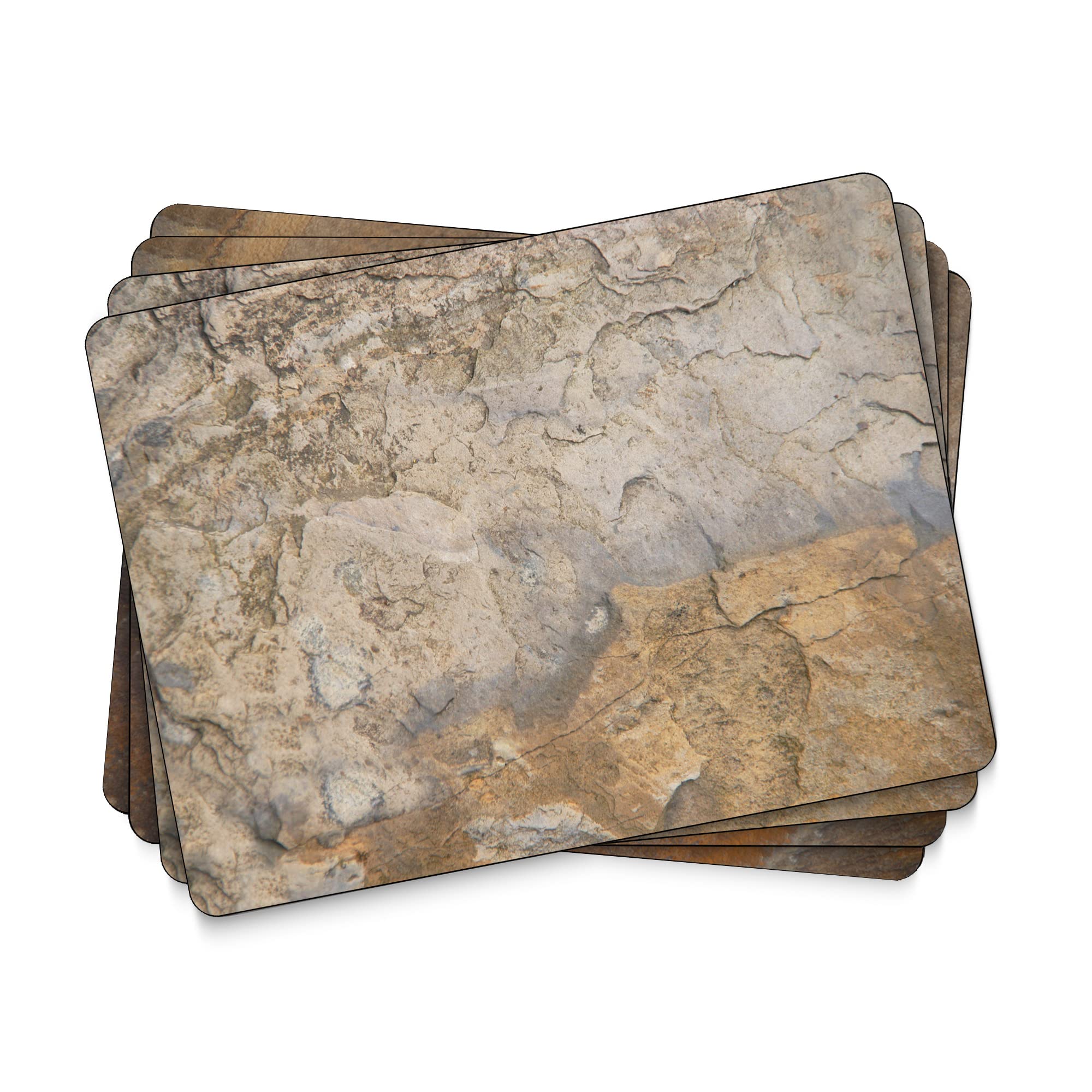Pimpernel Earth Slate Collection Placemats | Set of 4 | Heat Resistant ...