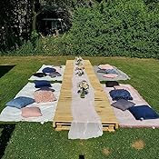 Amazon.com: SoarDream 1 Piece 27x120 inch Chiffon Table Runner Elegant Black Chiffon Table ...