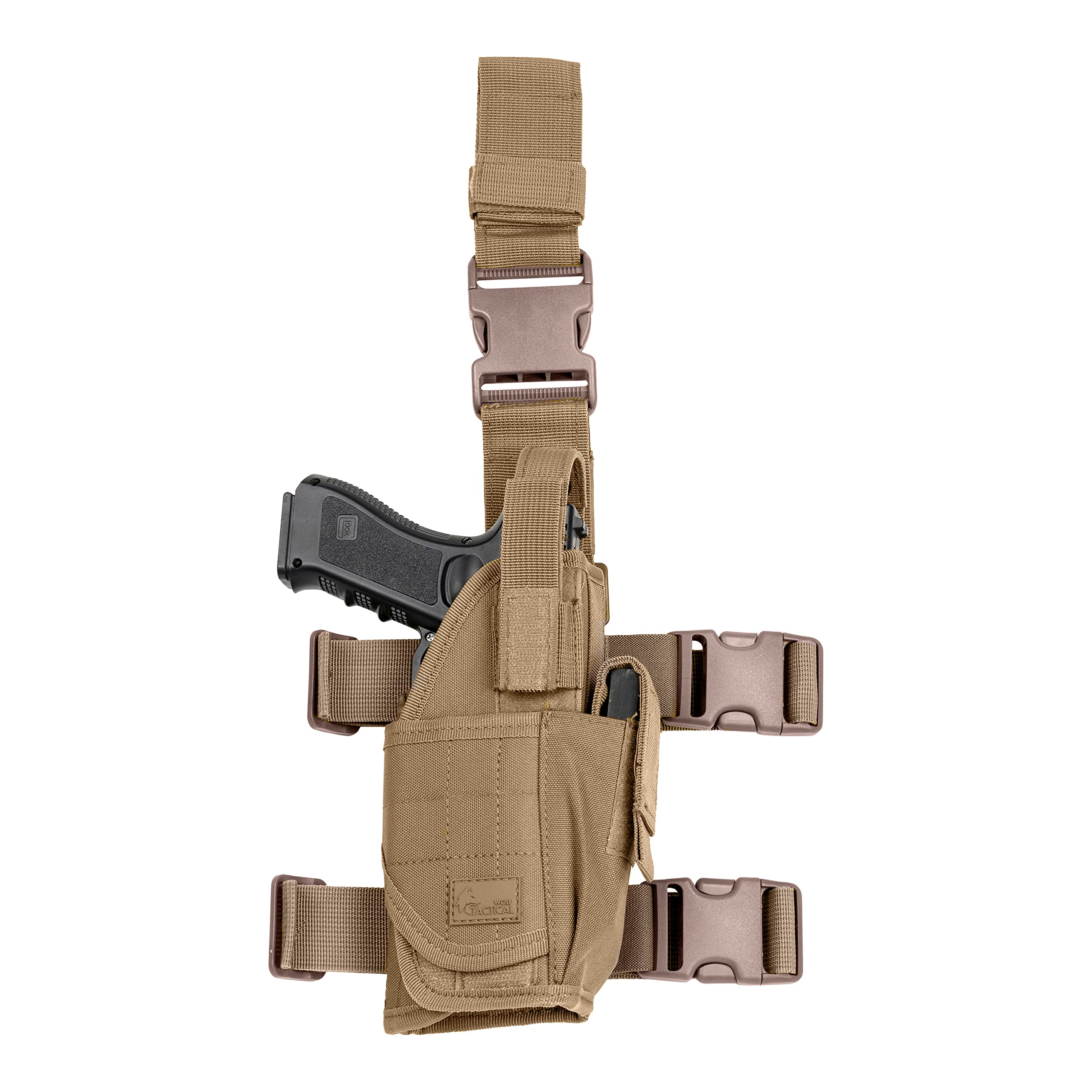 WOLF TACTICAL Drop Leg Holster for 9mm Thigh Holster for Men Leg ...