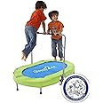 Amazon.com: HearthSong Jump2It Indoor Trampoline with Adjustable Handle ...