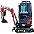 Amazon.com : 2 Ton TERROR XVIII Heater Aircon Cabin Mini Excavator, EPA ...