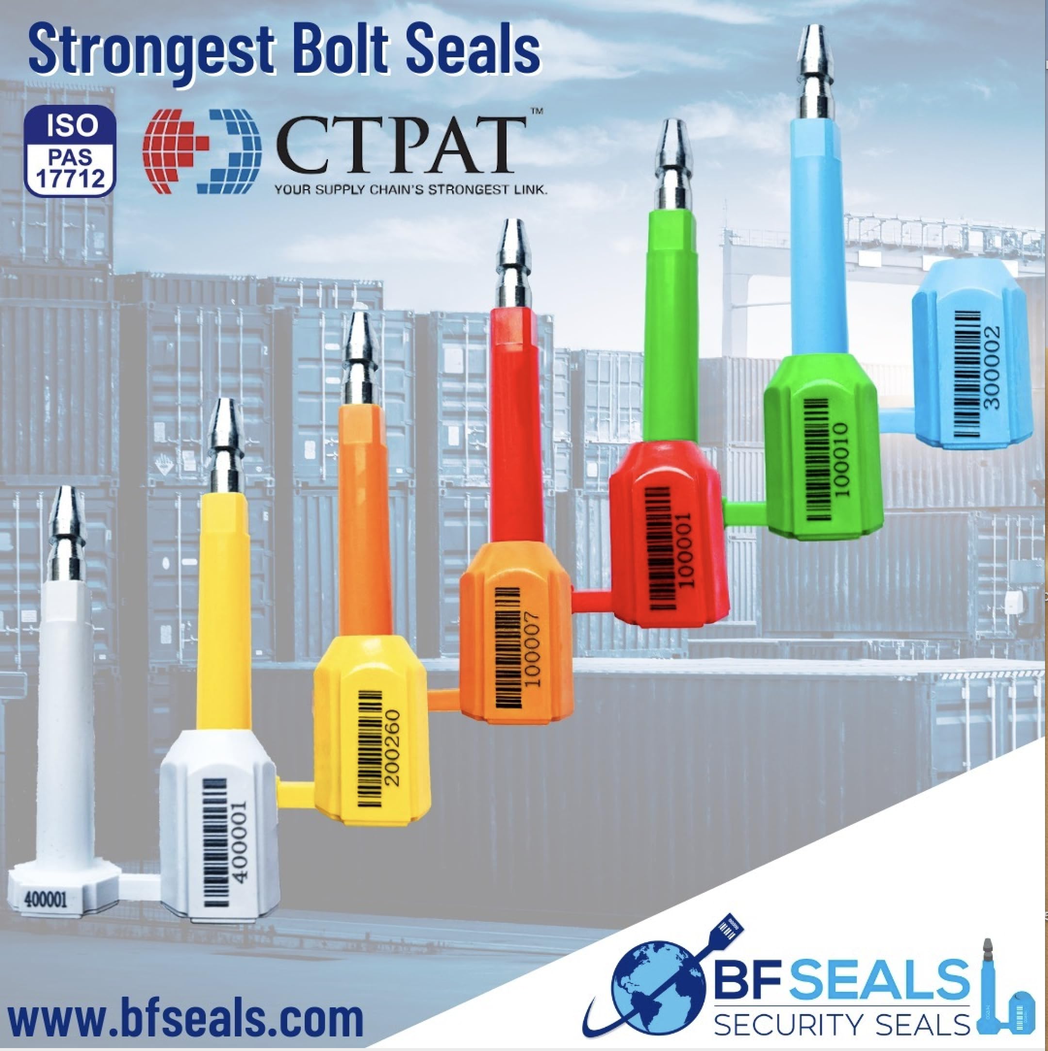 Mua High Security Bolt Seal for Cargo Containers and Truck Trailers ...