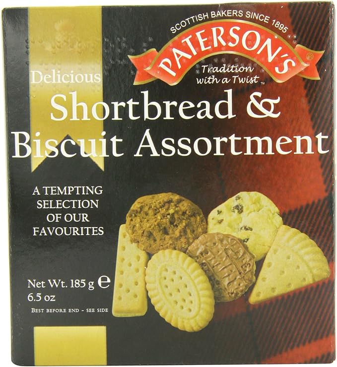 Paterson's Shortbread and Biscuit Assortment 185 g (Pack of 13): Amazon ...