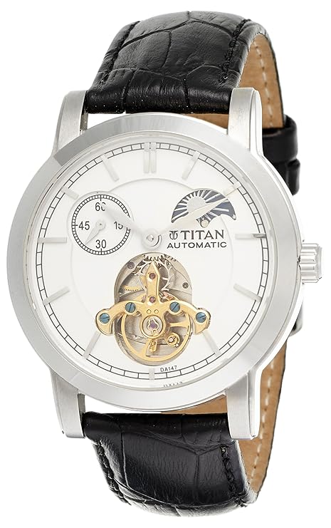 Buy Titan Automatic Analog White Dial Men's Watch - NC9365SL01J at ...