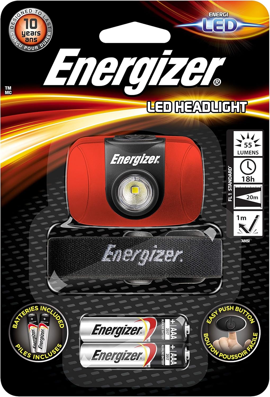 Energizer 2 LED Headlight: Amazon.co.uk: Lighting
