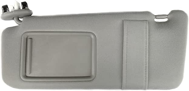 Amazon.com: Genuine Toyota Front Gray Left Side Sun Visor With Vanity ...