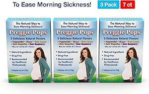 Amazon.com: Three Lollies | Preggie Pops | Morning Sickness & Nausea ...