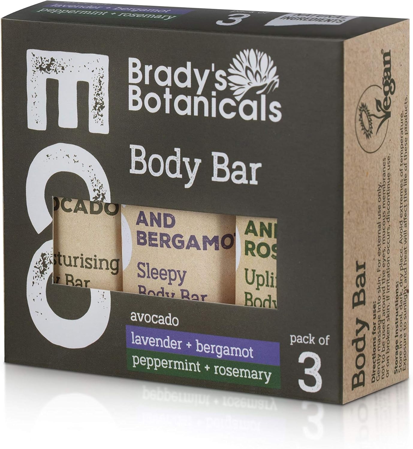 Body Butter Bars (Pack of 3) 100% Natural, Vegan, Palm Oil Free ...