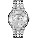 Emporio Armani Herren-Armbanduhr XL Chronograph Quarz Leder AR6039 ...