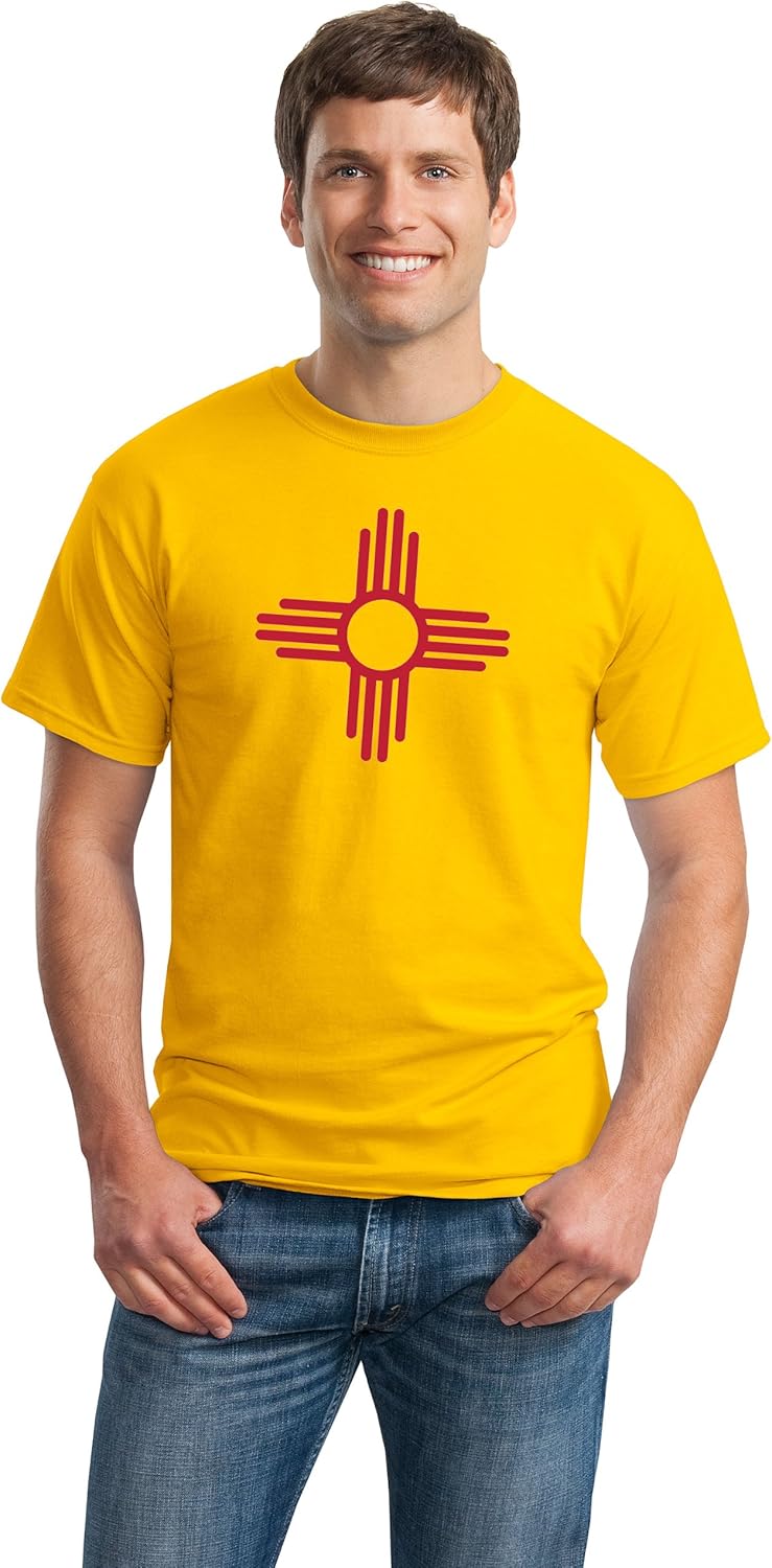 Amazon.com: New Mexico Flag | New Mexican State Pride NM Unisex T-shirt ...