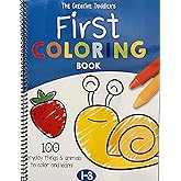 My First Coloring Book For 1 Year Old: 100 Bold & Easy Pictures to ...