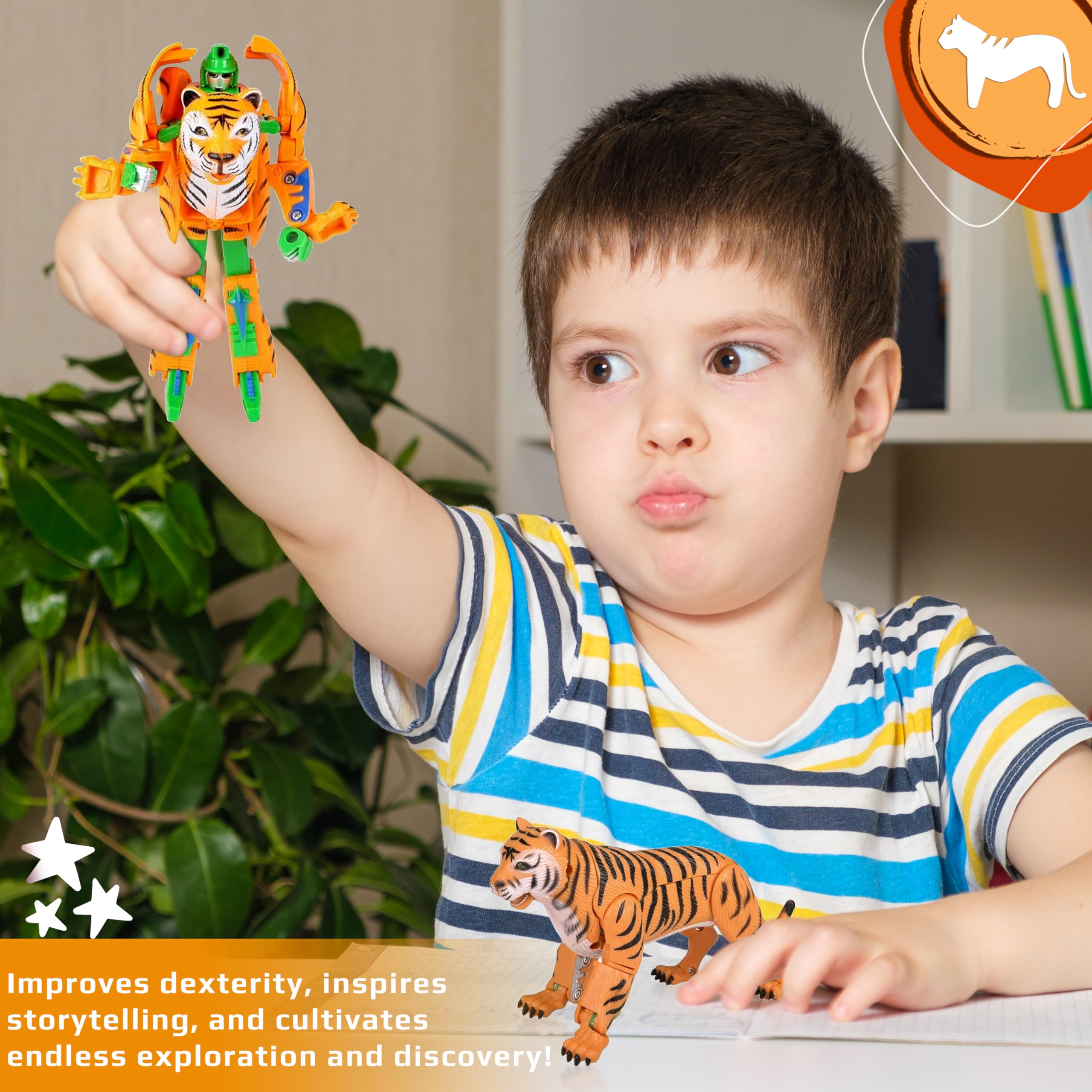 Mua Forest & Twelfth Tiger Jungle Animal Toys – Transforming Action ...