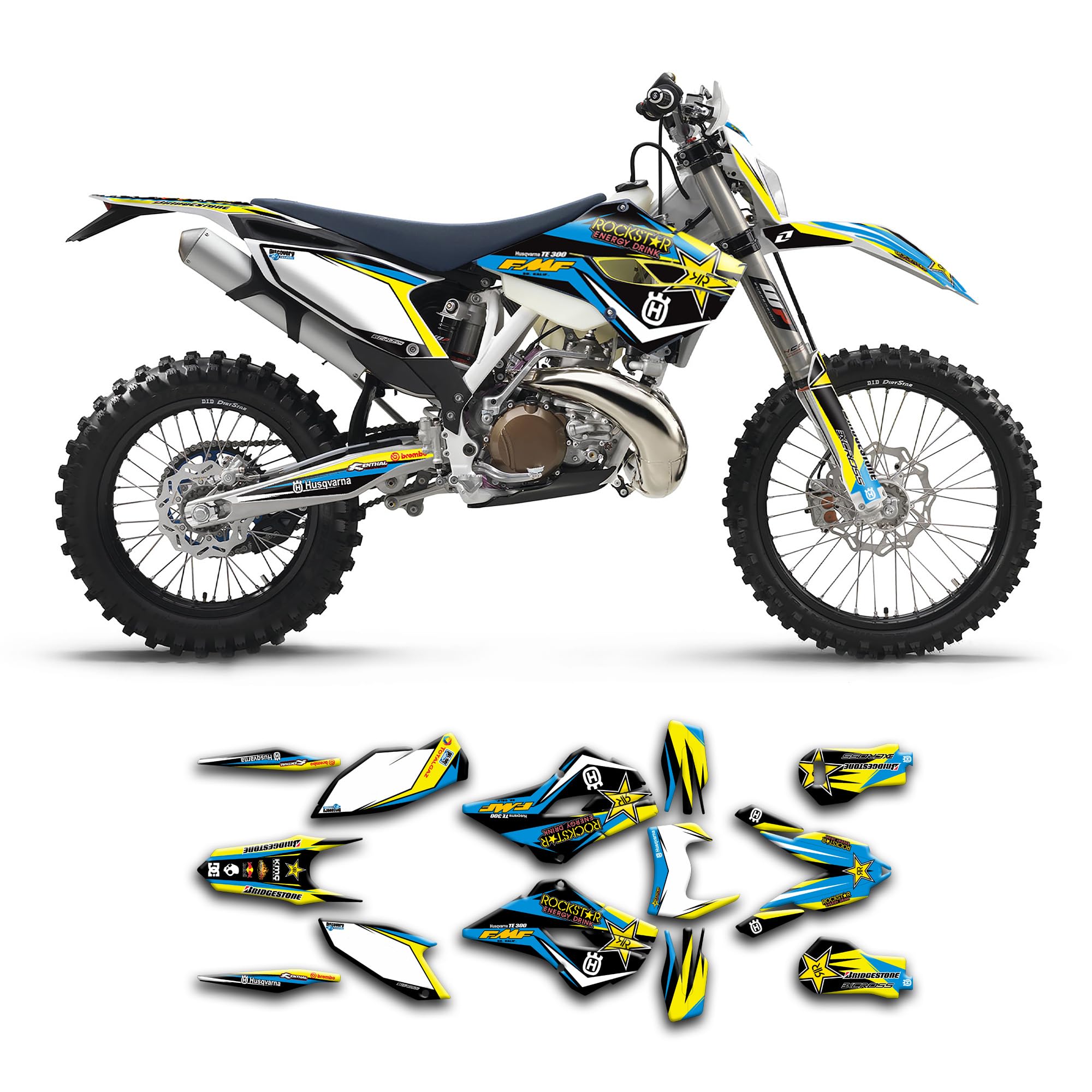 Mua KUNGFU GRAPHICS Dirt Bike DIRT BIKE Custom Decal Full Kit Vinyl ...