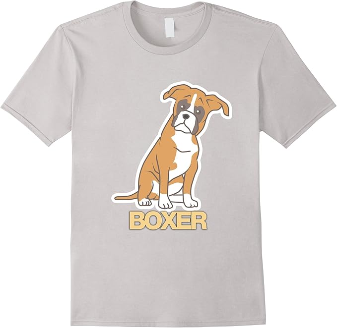 Amazon.com: Boxer Dog T-shirt by WagApparel: Clothing