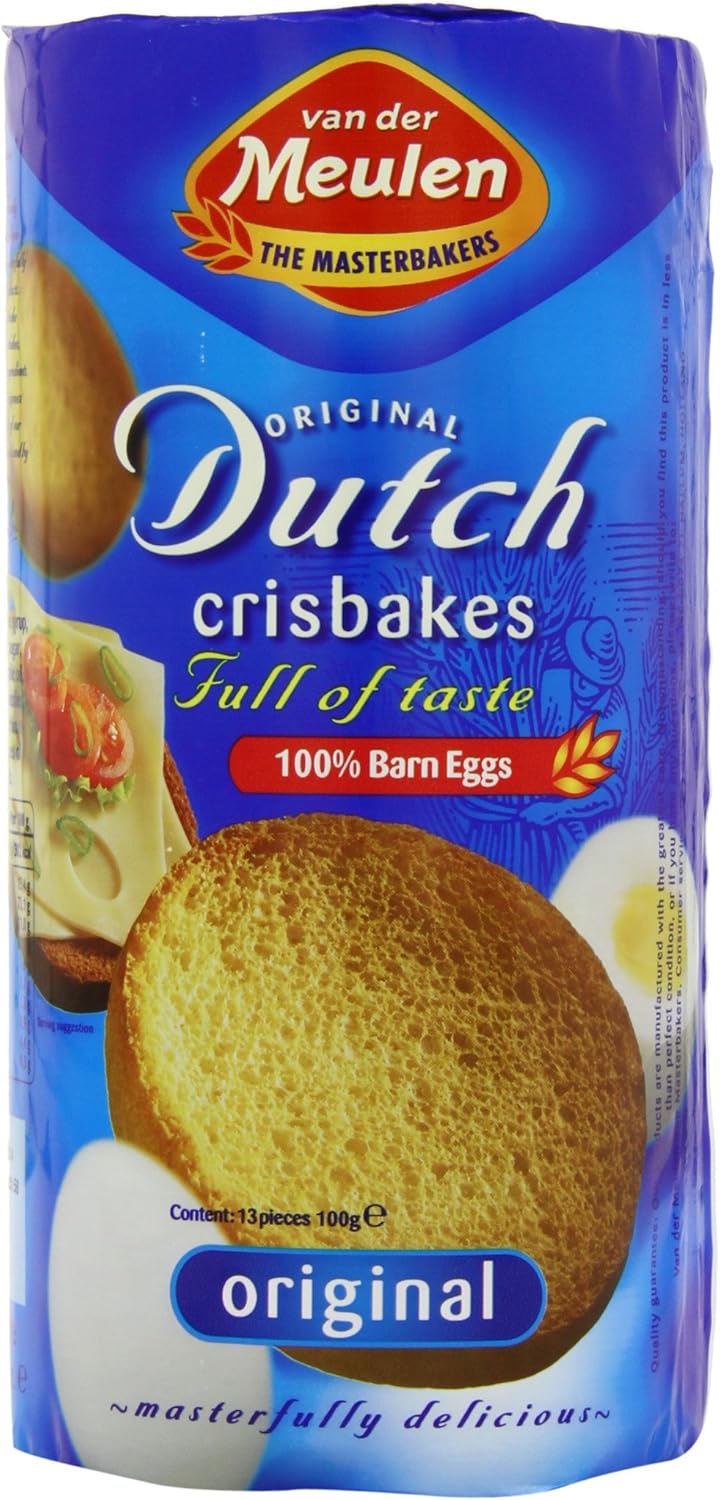 Van Der Meulen Original Dutch Crispbakes 100g (Pack of 12): Amazon.co ...