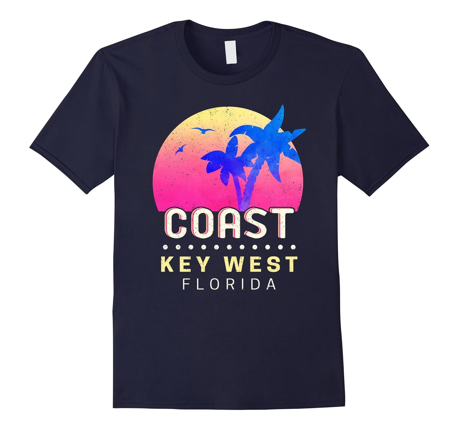 KEY WEST BEACH FLORIDA T-SHIRT souvenir tshirt travel tee