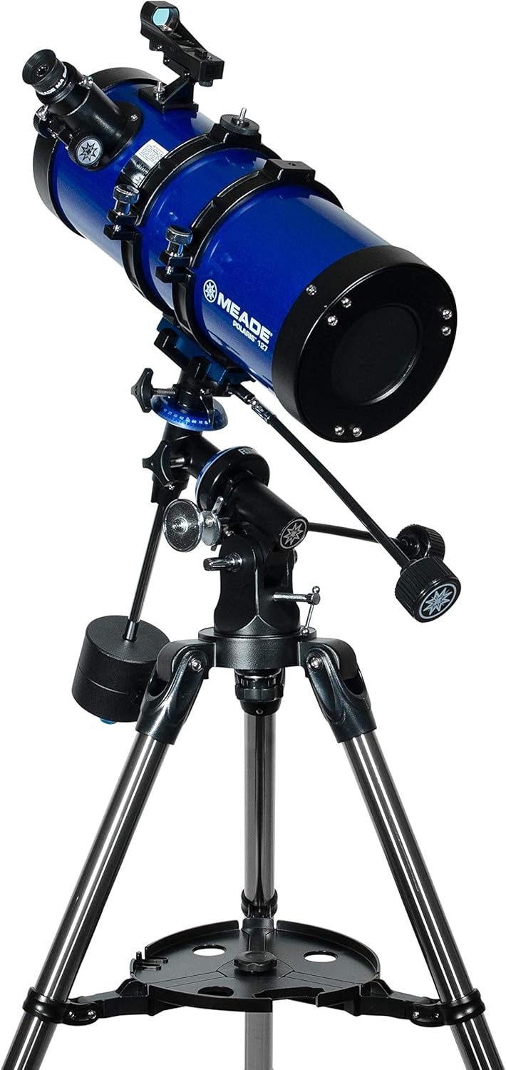 Blue Meade Instruments 216006 Polaris 130 EQ Reflector Telescope tillescenter Telescopes Science ...