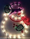 Amazon.com: Impact Innovations Christmas Lighted Window Decoration ...