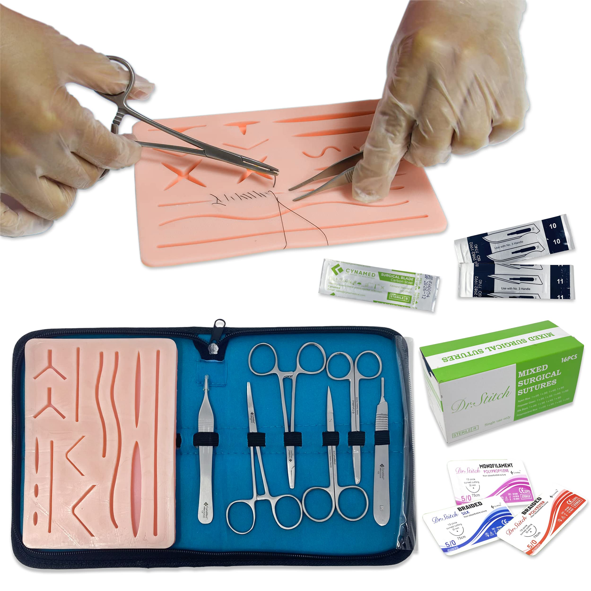 Mua Dr. Stitch Suture Practice Kit for Medical Students – 43-Piece Kit ...