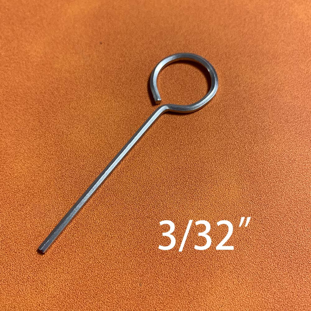 Hand Tools Deloky 16 Packs 3/32 Hex Dogging Key with Full Loop silver ...