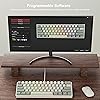 Retro Keyboard- XVX H61 60 Percent Keyboard with Hot Swappable,RGB ...