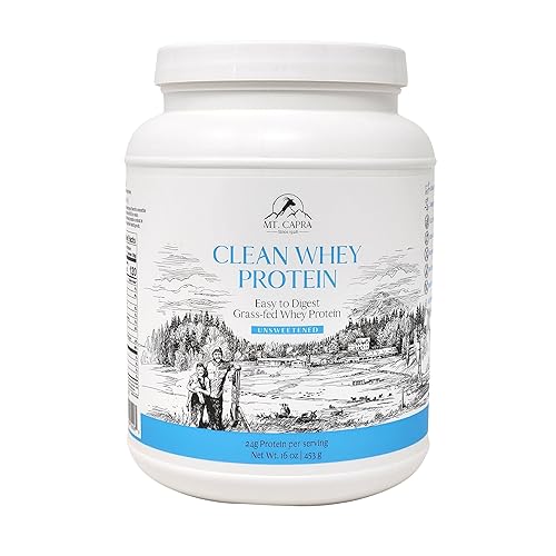 Mt. Capra Clean Whey Protein | Grass-Fed Undenatured Goat Whey Protein ...