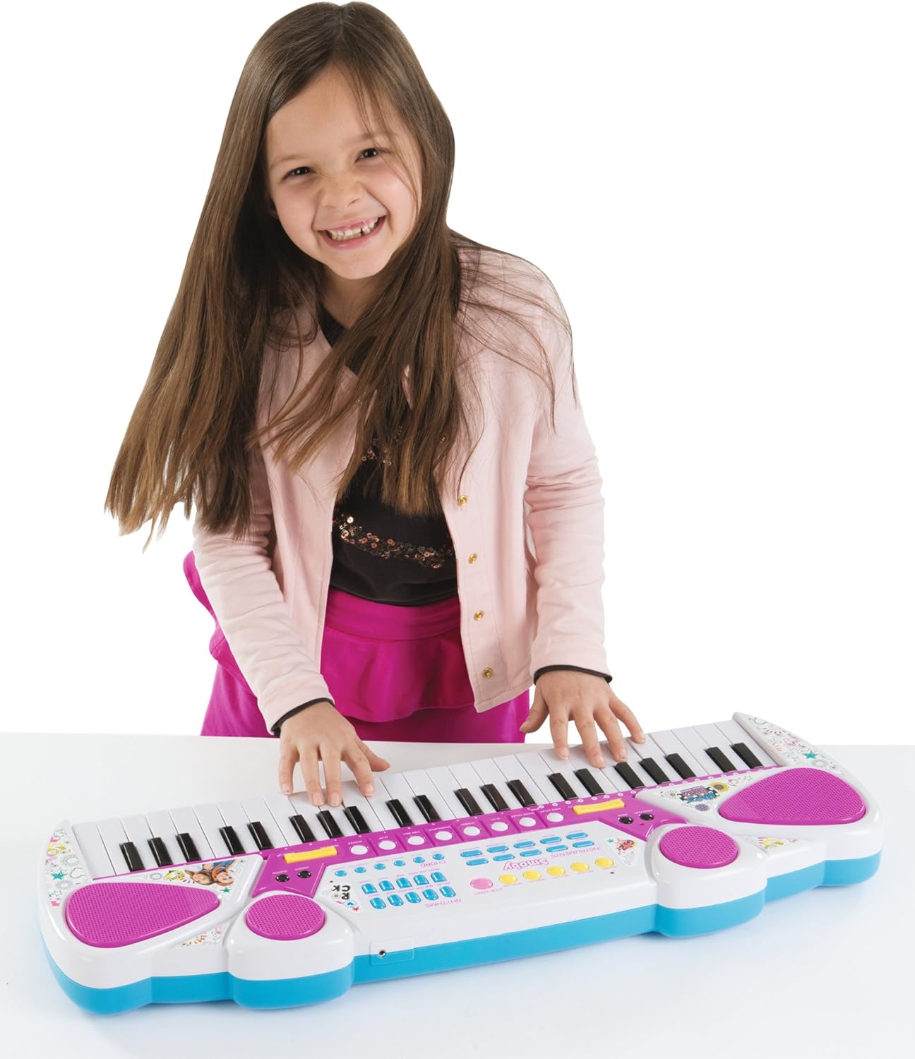 Smoby 510202 Maggie and Bianca Keyboard – BigaMart