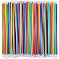 Amazon.com: Individually Wrapped 100 Pcs Colorful Flexible Plastic ...