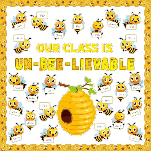 Sunflower Bee Theme Borders Summer Bee Bulletin Board Cutouts - 147 ...