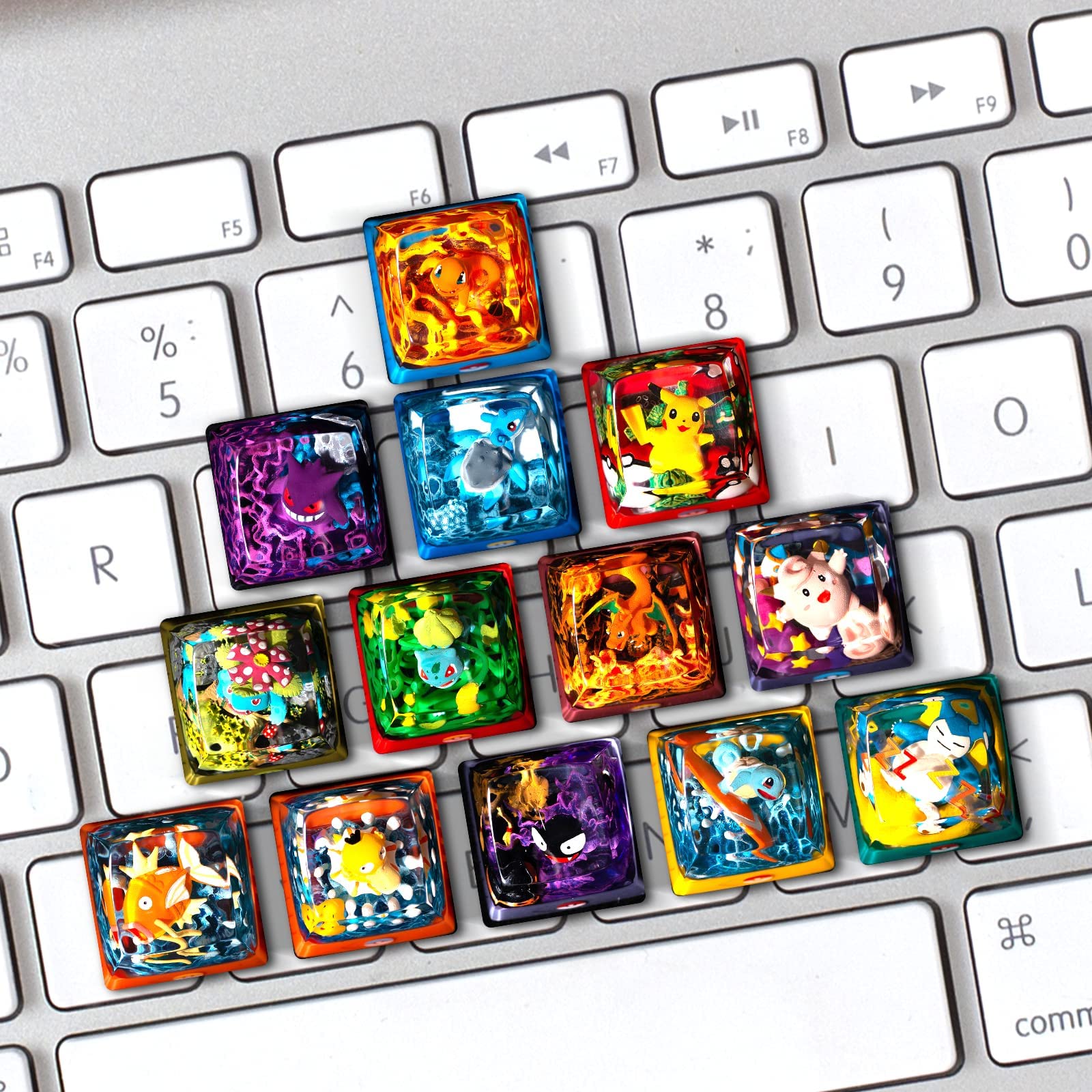 Mua Handmade Artisan Keycaps Resin Keycaps - R13/Esc Transparent Anime ...