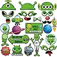 Amazon.com: Alien Photo Booth Props, Outer Space Props, Alien Extra ...