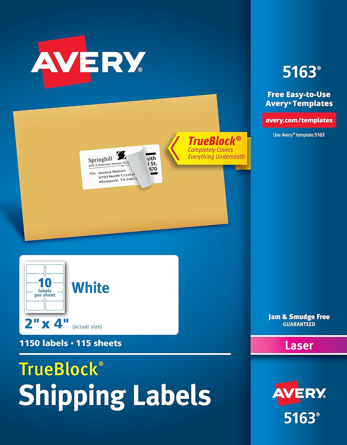 Avery Shipping Address Labels Laser Printers 1 150 Labels 2x4 Labels avery-shipping-address-labels-laser-printers-1-150-labels-2x4-labels