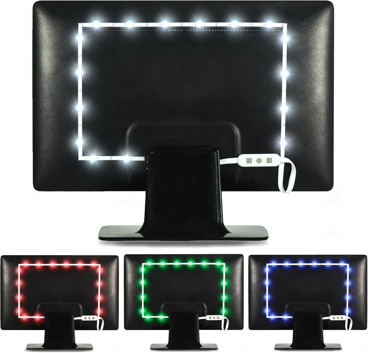 Luminoodle USB LED Hintergrund-Beleuchtung für TV: Amazon.de: Elektronik